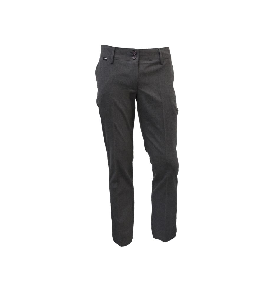 Grey Secondary Girls Lycra Trousers (200) - Quality Schoolwear