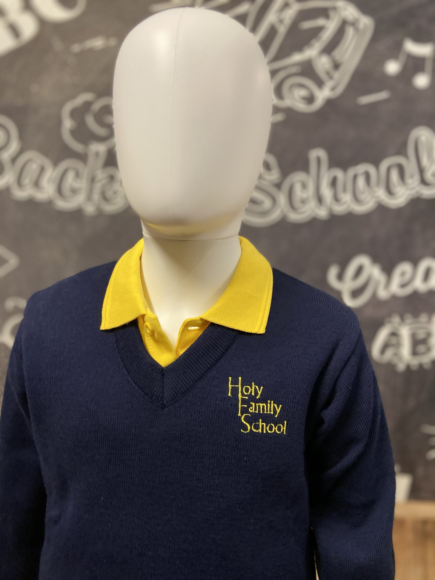 Holy Family School V-Neck Jumper - Quality Schoolwear